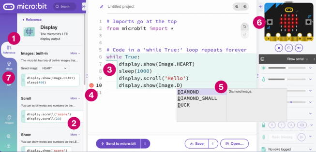 The new micro:bit Python Editor